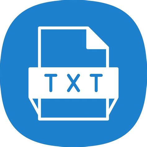 Txt File Format Icon 15857220 Vector Art At Vecteezy