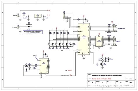Building A Digital Clock A Schematic Diagram