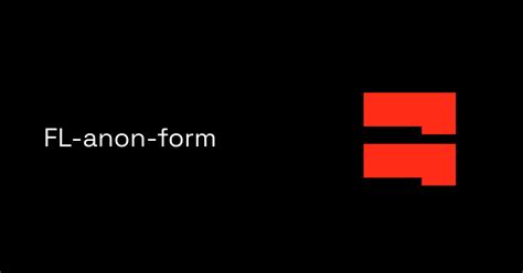 Fl Anon Form