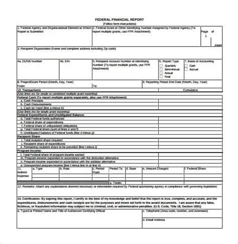 21 Free Financial Report Template Word Excel Formats