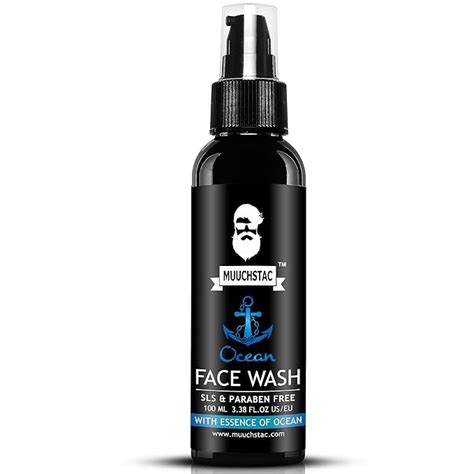 Muuchstac Ocean Face Wash For Men Fight Acne And Pimples Brighten Skin