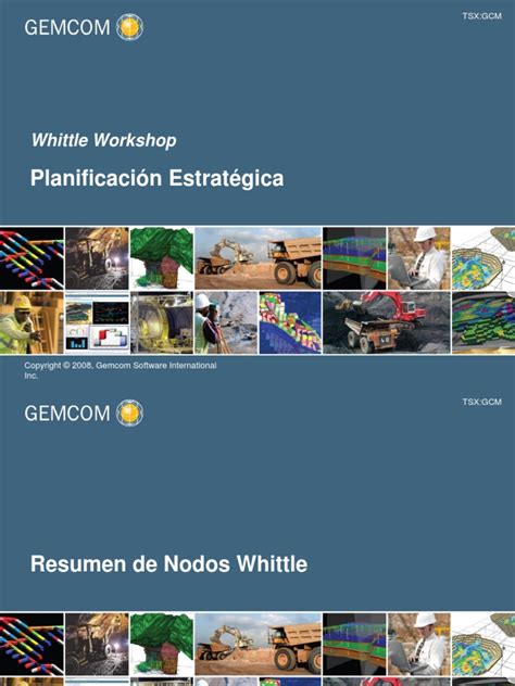 03 Resumen De Nodos Whittle Block Model Slope Set Rev0 Pdf