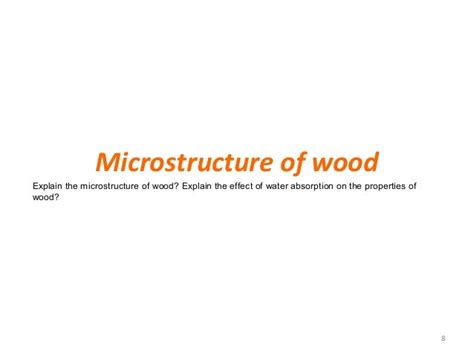Wood Microstructure