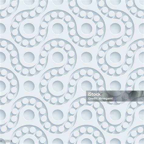 파형 3d 원활한 배경이미지 패턴 잘려지거나 찢어진 종이에 대한 스톡 벡터 아트 및 기타 이미지 잘려지거나 찢어진 종이 3차원 형태 배경 주제 Istock