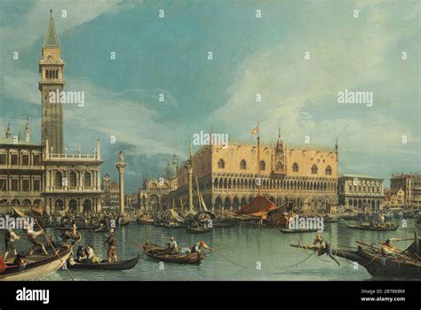 Giovanni Antonio Canaletto The Molo Venice From The Bacino Di San
