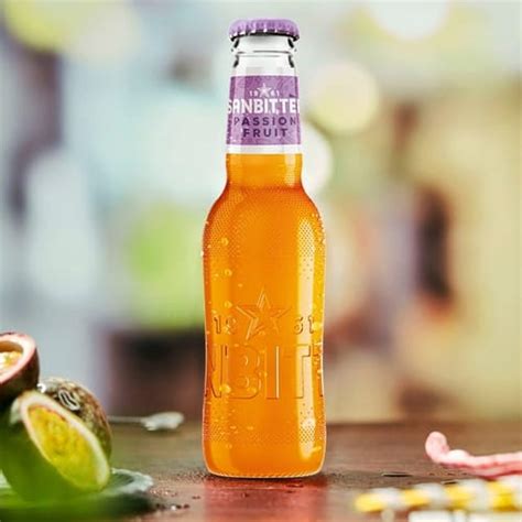 Aperitif San Pellegrino Sanbitter Passion Fruit 100 Ml Szkło X3