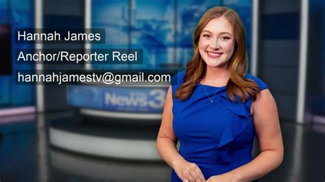 Hannah James Anchorreporter Reel Hannah James