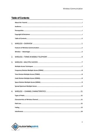 Wireless Communication Tutorial PDF