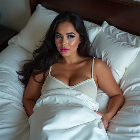 Embrace Your Curves A Cozy Moment In Bed