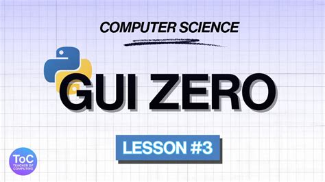 Getting Started With Guizero Python Gui Lesson 3 Youtube