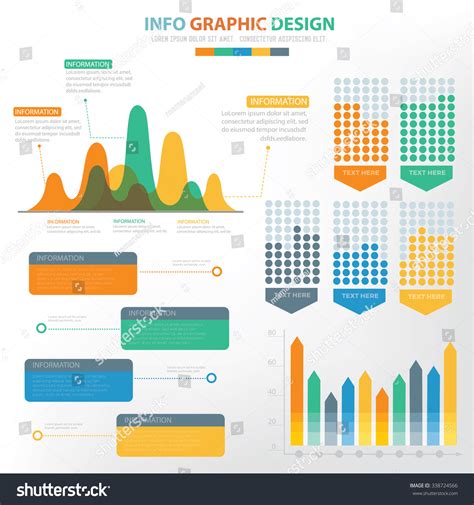 analysis infographic elements designclean vector stock vector royalty