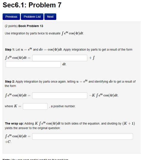 Solved Sec6 1 Problem 7 Previous Problem List Next 2