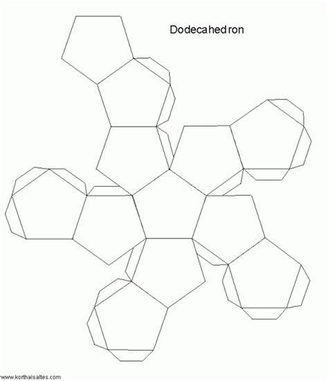 Polyhedron Template Shape Templates Template Printable Polyhedron