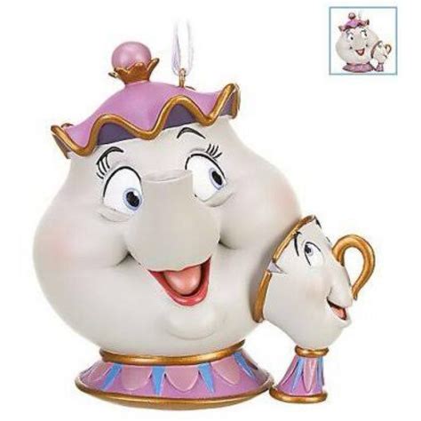 ออนาเม้น Disney Ornament Mrs Potts And Chip Ornament 2010 💯 ของแท้