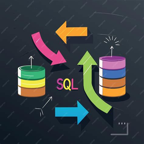 Premium Vector Sql Modern Programming Language For Database In
