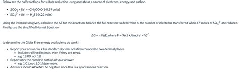 Below Are The Reduction Half Reactions For