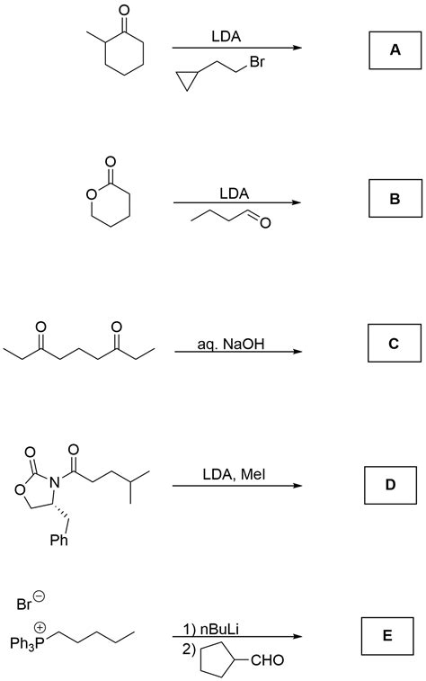 Solved Br Lda A ∼ Lda O B C 1 Nbuli E 2