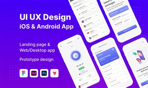 Do Mobile App Ui Ux Design For Ios And Android And Prototype By Ibrahim Fiverr