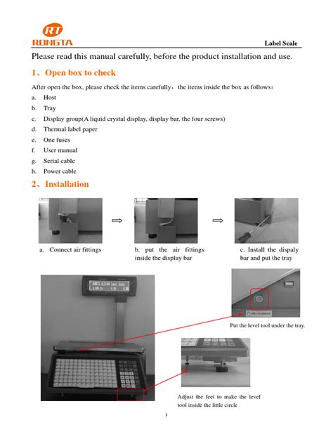 Label Scale Simple User Manual Download Free Pdf Printer Computing