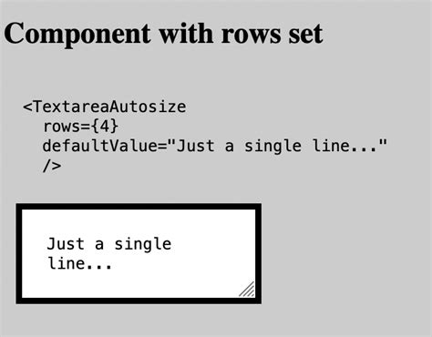 Row Property Is A Noop · Issue 360 · Andaristreact Textarea Autosize · Github