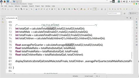 30 C Functionsreturn And Void Youtube