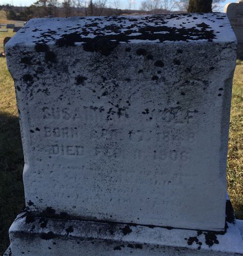 Susannah Dick Wolfe 1848 1906 Memorial Find A Grave