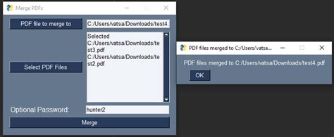 pdf merge utility made using pysimplegui and pikepdf r python