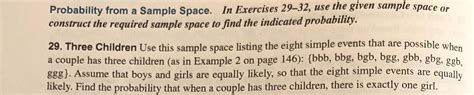 Solved Probability From A Sample Space In Exercises Chegg