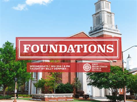 Foundations Class Archives • First Presbyterian Church