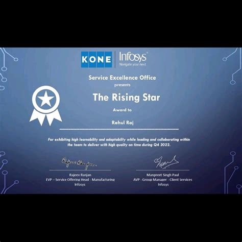 Rahul Raj On Linkedin Motivation Infosys Serviceexcellence Infosys Kone