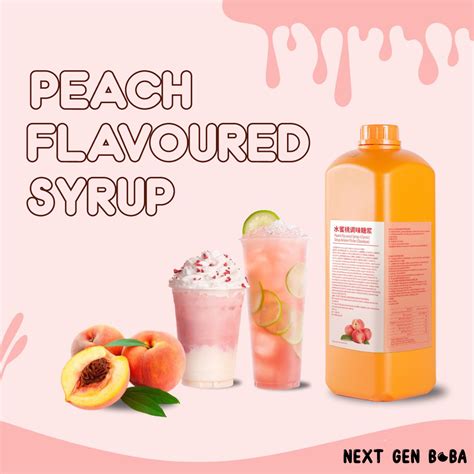 Peach Perfect A Versatile Syrup For Your Beverage Arsenal Next Gen Boba Uks Leading Bubble