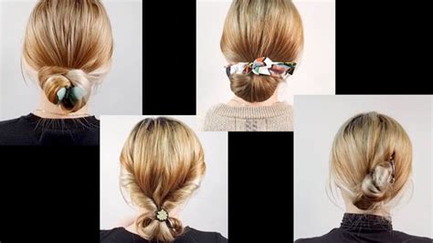 쉽고 예쁜 올림머리 4가지방법 셀프헤어스타일링 Easyhair Updo