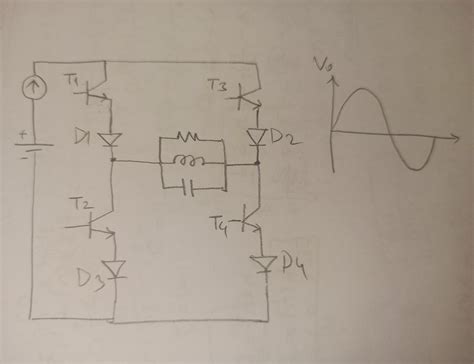 Solved Explain The Parallel Resonant Inverter Circuit Sho