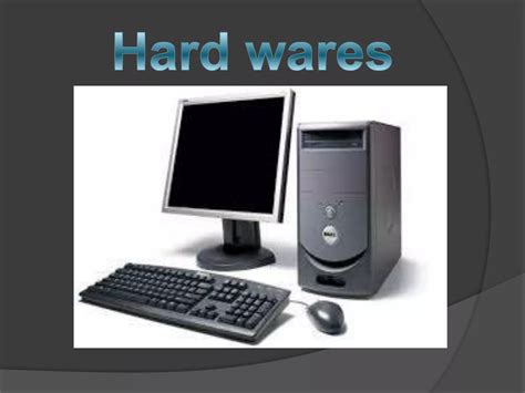 Hardware And Software Ppt Pptx Computer Peripherals Computing