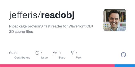 GitHub Jefferis Readobj R Package Providing Fast Reader For Wavefront OBJ D Scene Files