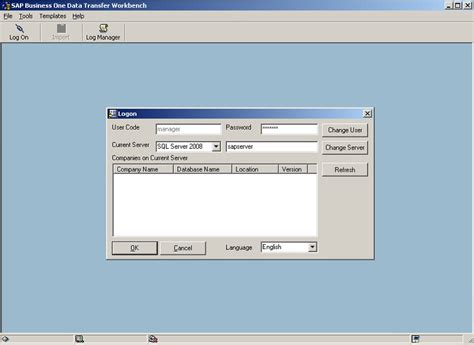 Solved No Company In Dtw Sap Community