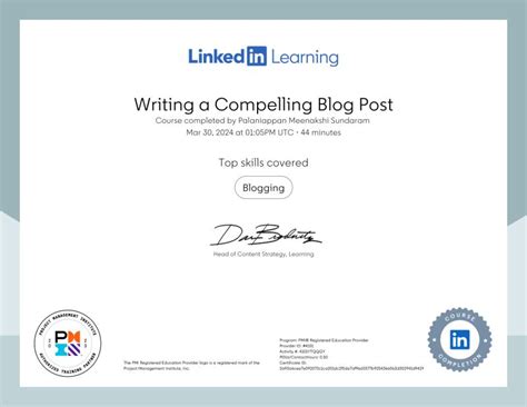 Learn Blog Writing With This Course Palaniappan Meenakshi Sundaram