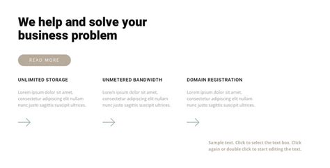 three professional steps css template by nicepage