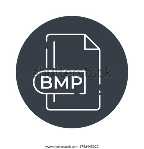 Bmp File Format Icon Bitmap Image Stock Vector Royalty Free Shutterstock