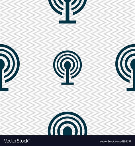 Wifi Sign Wi Fi Symbol Wireless Network Icon Zone Vector Image