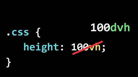 dynamic viewport units in css speed learn in 1 minute youtube