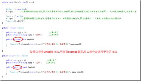c 多态 父类引用指向子类对象 new和override的区别 new、abstract、virtual、override，sealed关键字