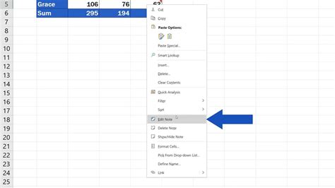 How To Insert Comment And Note In Excel