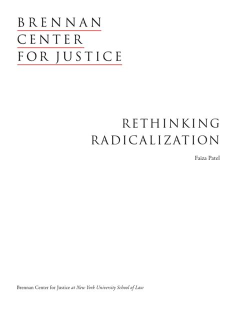 Rethinking Radicalization Download Free Pdf Counter Terrorism Violence