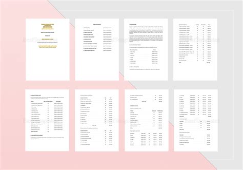 Manufacturing Project Report Template In Word Apple Pages