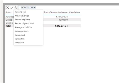 visual level calculations in power bi