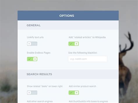 simple option panel web app design web graphic design web design trends