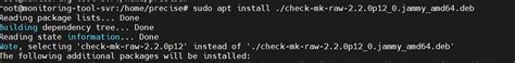 Installing Check Mk On Virtualization Vmware Operating System Ubuntu