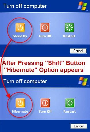 Softsystemware How To Hibernate Your Windows XP