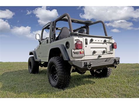 Rugged Ridge Xhd Rear Bumper Fit 76 83 Cj576 86 Cj781 85 Cj897 06 Tj